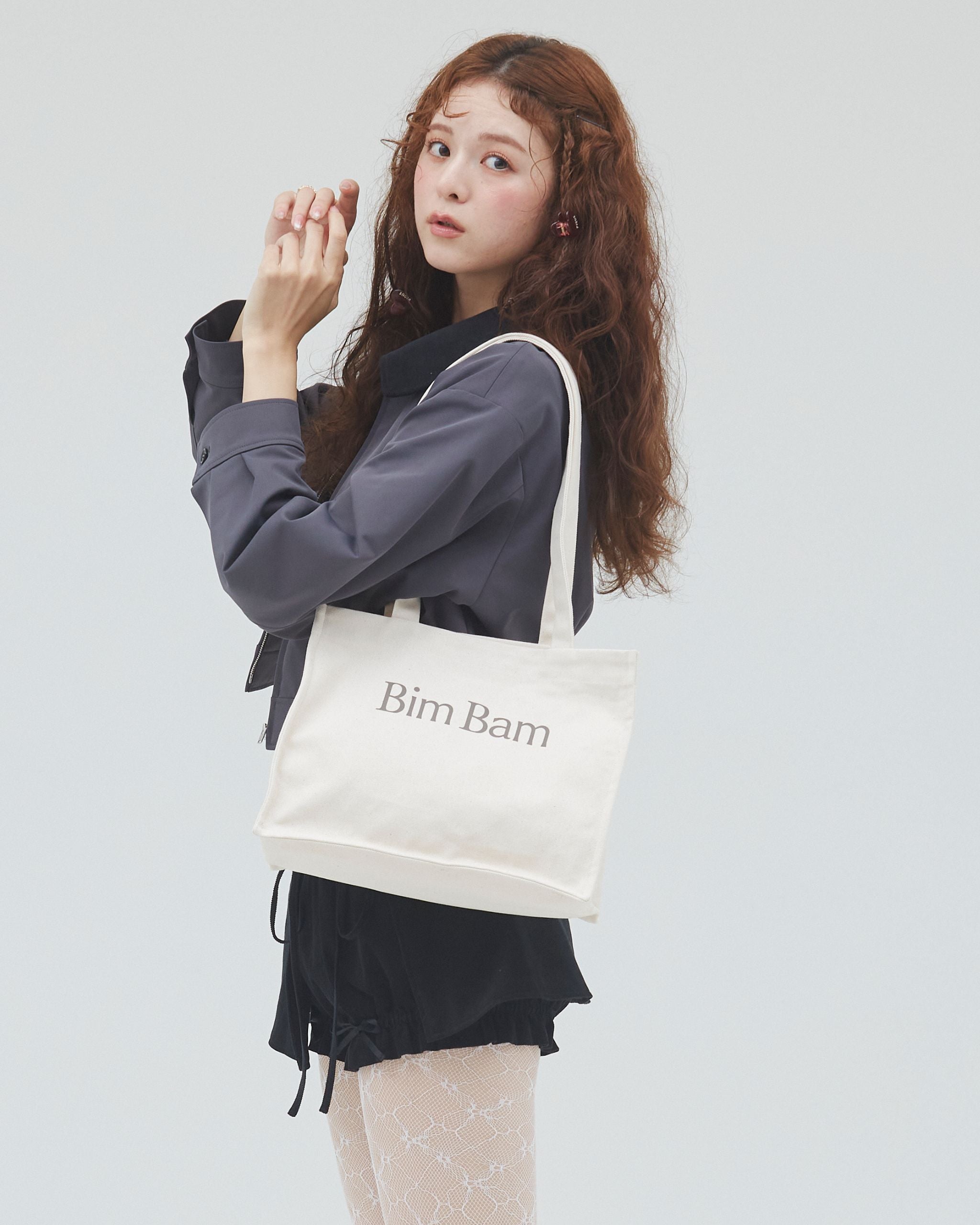bimbam box tote bag cream – Bim Bam