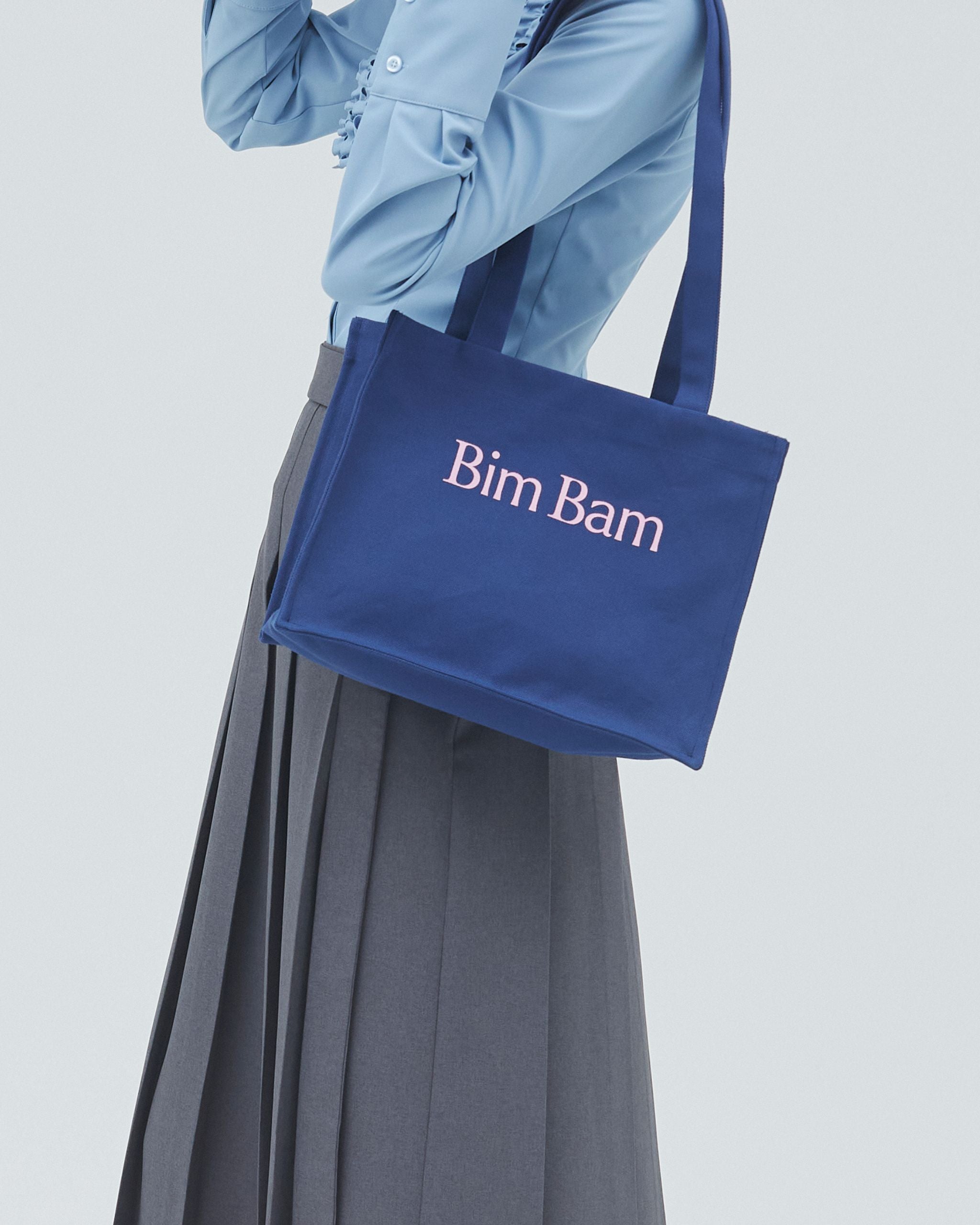bimbam box tote bag navy – Bim Bam